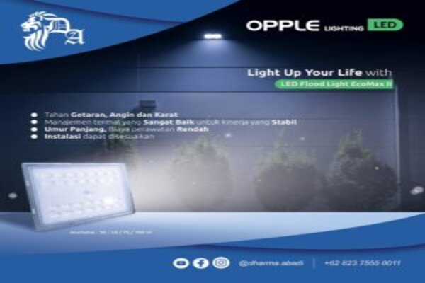 Opple Lighting LED Flood Light Ecomax II - CV Dharma Abadi